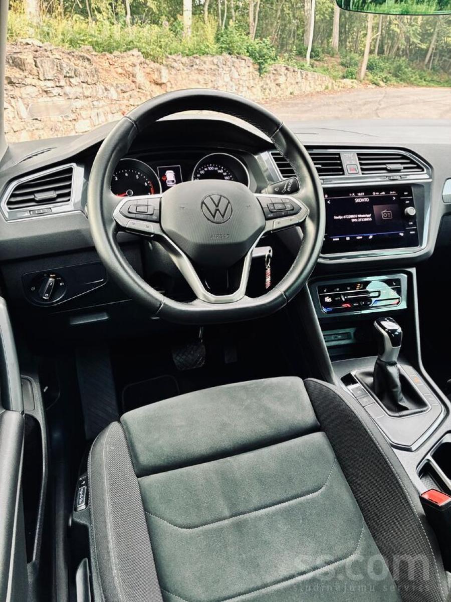 Pelēks Volkswagen Tiguan 2023 Valka, ar dzinēja tilpumu 1.50 L un nobraukumu 99 tūkst. km par 26450 €, foto 9 vietnē AUTOMOTO.COM.LV