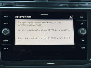 Grey Volkswagen Tiguan 2023 in Vilnius, with an engine capacity of 1.40 L and mileage of 184 thousand km for 19750 €, photo 31 on AUTOMOTO.COM.LV