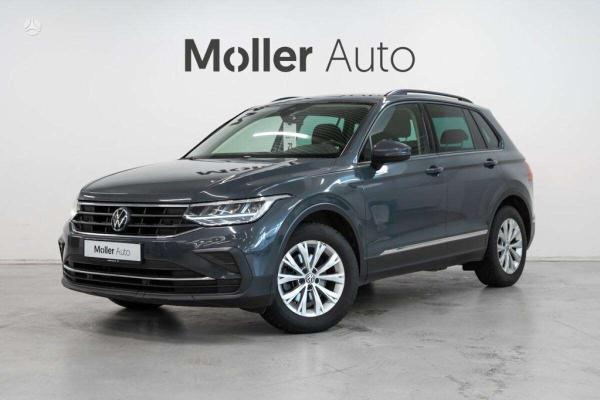 Grey Volkswagen Tiguan 2023 in Vilnius, with an engine capacity of 1.50 L and mileage of 93 thousand km for 21500 €, photo 1 on AUTOMOTO.COM.LV