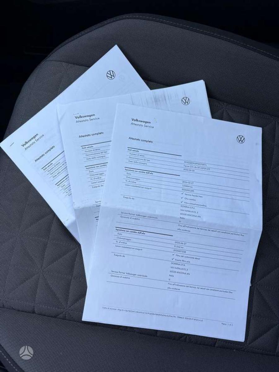 Grey Volkswagen Tiguan 2023 in Panevezys, with an engine capacity of 1.97 L and mileage of 134 thousand km for 20500 €, photo 28 on AUTOMOTO.COM.LV