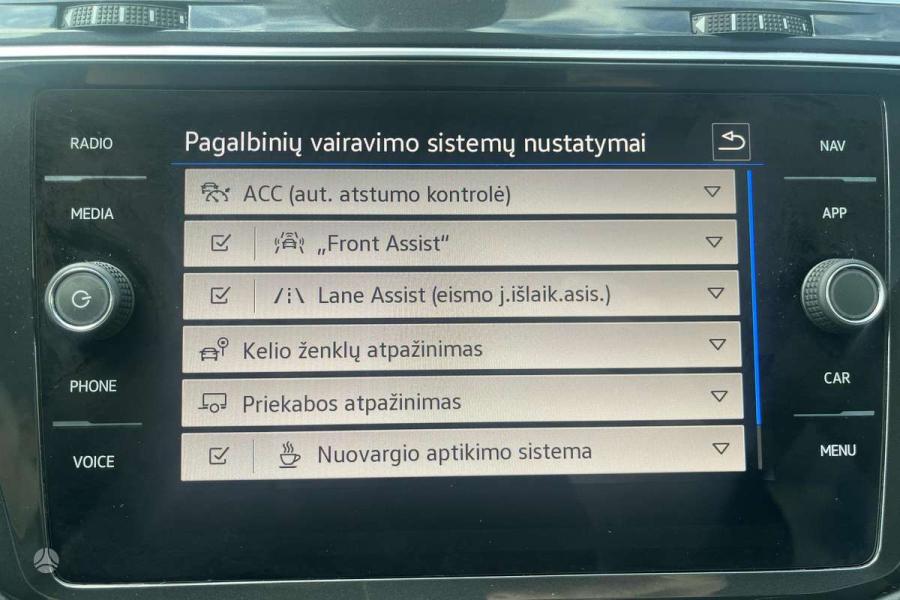 Серый Фольксваген Тигуан 2023 в Клайпеда, объемом двигателя 1.98 л и пробегом 98 тыс. км за 28500 €, фото 16 на AUTOMOTO.COM.LV