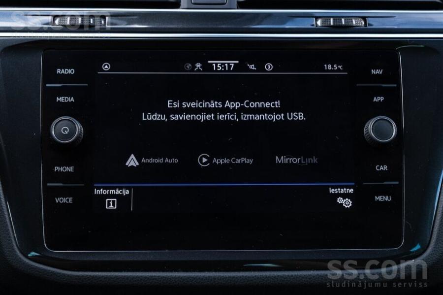 Pelēks Volkswagen Tiguan 2023 Rīga, ar dzinēja tilpumu 1.50 L un nobraukumu 176 tūkst. km par 18950 €, foto 12 vietnē AUTOMOTO.COM.LV