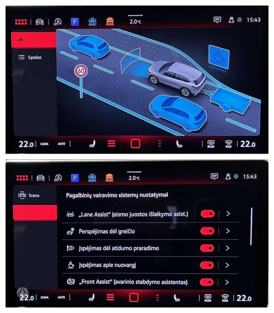 Серый Фольксваген Тигуан 2024 в Каунас, объемом двигателя 1.50 л и пробегом 57 тыс. км за 28900 €, фото 12 на AUTOMOTO.COM.LV