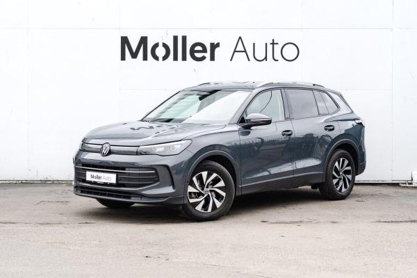 Grey Volkswagen Tiguan 2024 in Riga, with an engine capacity of 1.50 L and mileage of 66 thousand km for 30950 €, photo 1 on AUTOMOTO.COM.LV