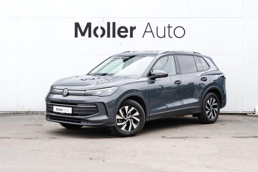 Pelēks Volkswagen Tiguan 2024 Rīga, ar dzinēja tilpumu 1.50 L un nobraukumu 66 tūkst. km par 30950 €, foto 1 vietnē AUTOMOTO.COM.LV