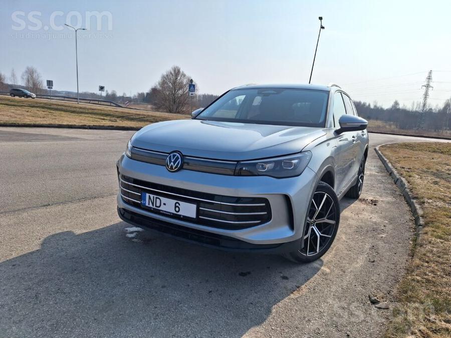 Pelēks Volkswagen Tiguan 2024 Ogre, ar dzinēja tilpumu 1.50 L un nobraukumu 18 tūkst. km par 37900 €, foto 30 vietnē AUTOMOTO.COM.LV