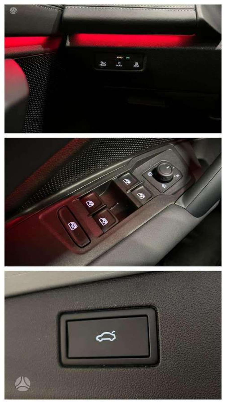 Grey Volkswagen Tiguan 2024 in Kaunas, with an engine capacity of 1.50 L and mileage of 40 thousand km for 30500 €, photo 16 on AUTOMOTO.COM.LV