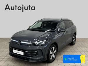 Pelēks Volkswagen Tiguan 2024 Kauņa, ar dzinēja tilpumu 1.50 L un nobraukumu 50 tūkst. km par 29600 €, foto  vietnē AUTOMOTO.COM.LV