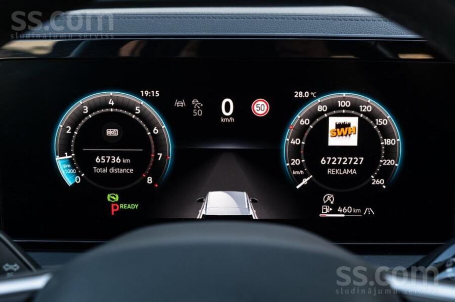 Grey Volkswagen Tiguan 2024 in Riga, with an engine capacity of 1.50 L and mileage of 66 thousand km for 29900 €, photo 17 on AUTOMOTO.COM.LV
