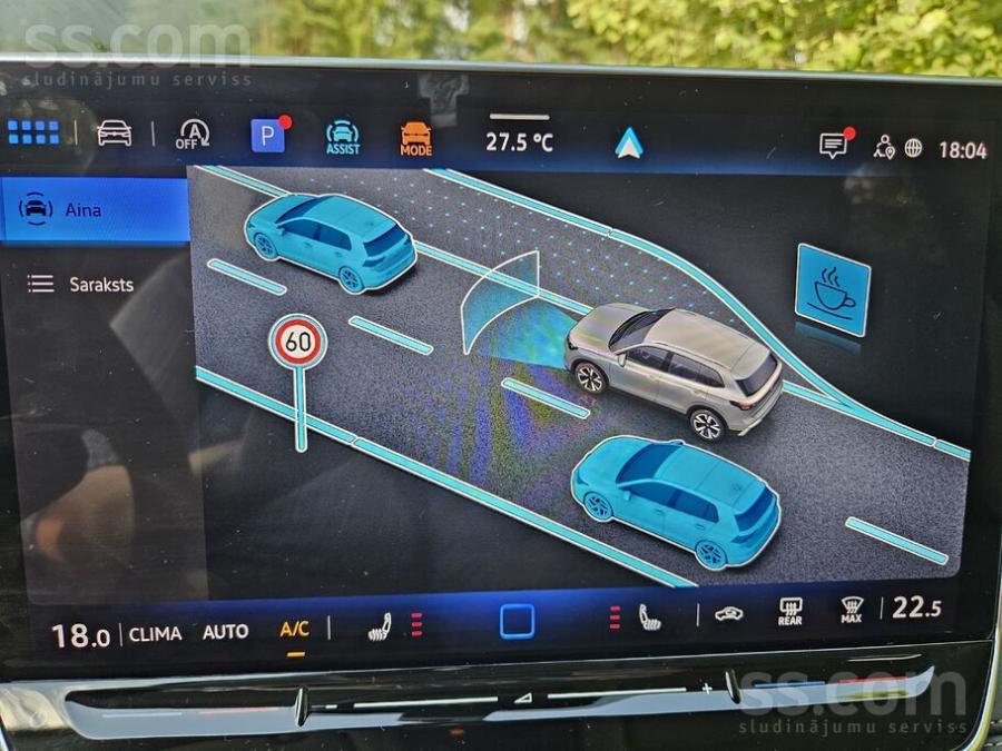 Pelēks Volkswagen Tiguan 2024 Rīga, ar dzinēja tilpumu 2.00 L un nobraukumu 70 tūkst. km par 32000 €, foto 18 vietnē AUTOMOTO.COM.LV