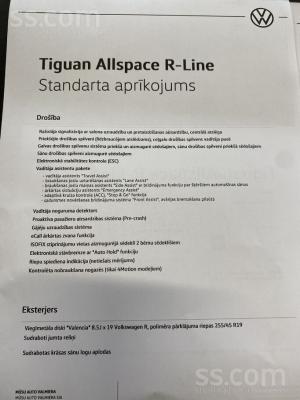 Pelēks Volkswagen Tiguan 2024 Cēsis, ar dzinēja tilpumu 2.00 L un nobraukumu 62 tūkst. km par 34800 €, foto 6 vietnē AUTOMOTO.COM.LV