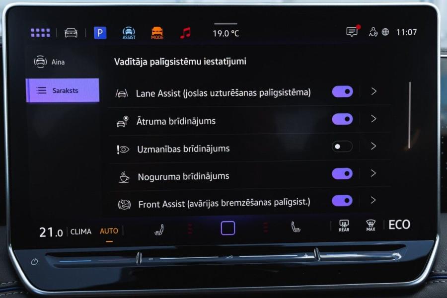 Pelēks Volkswagen Tiguan 2025 Ventspils, ar dzinēja tilpumu 1.50 L un nobraukumu 16 tūkst. km par 47500 €, foto 29 vietnē AUTOMOTO.COM.LV