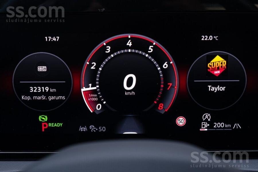 Grey Volkswagen Tiguan 2025 in Riga, with an engine capacity of 1.50 L and mileage of 30 thousand km for 30950 €, photo 26 on AUTOMOTO.COM.LV