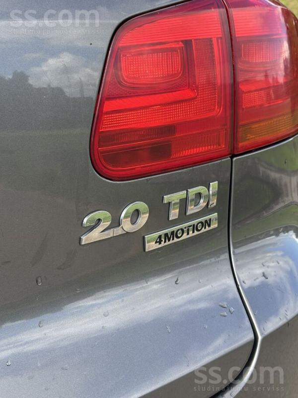Grey Volkswagen Tiguan 2013 in Tukums, with an engine capacity of 2.00 L and mileage of 0 thousand km for 5300 €, photo 10 on AUTOMOTO.COM.LV
