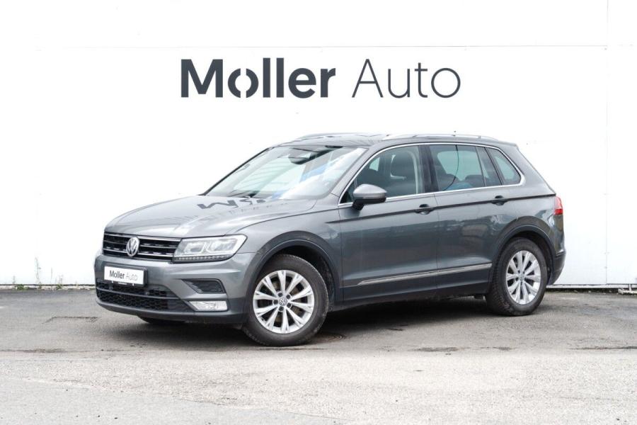 Pelēks Volkswagen Tiguan 2017 Rīga, ar dzinēja tilpumu 2.00 L un nobraukumu 211 tūkst. km par 13850 €, foto 1 vietnē AUTOMOTO.COM.LV