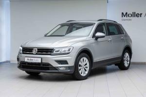 Grey Volkswagen Tiguan 2018 in Peetri, with an engine capacity of 1.40 L and mileage of 162 thousand km for 17250 €, photo  on AUTOMOTO.COM.LV