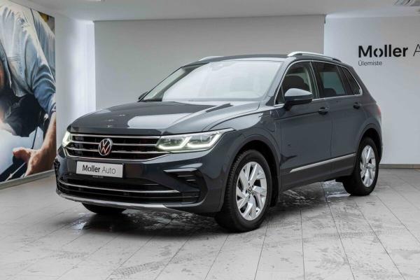 Grey Volkswagen Tiguan 2022 in Peetri, with an engine capacity of 1.40 L and mileage of 133 thousand km for 29250 €, photo 1 on AUTOMOTO.COM.LV
