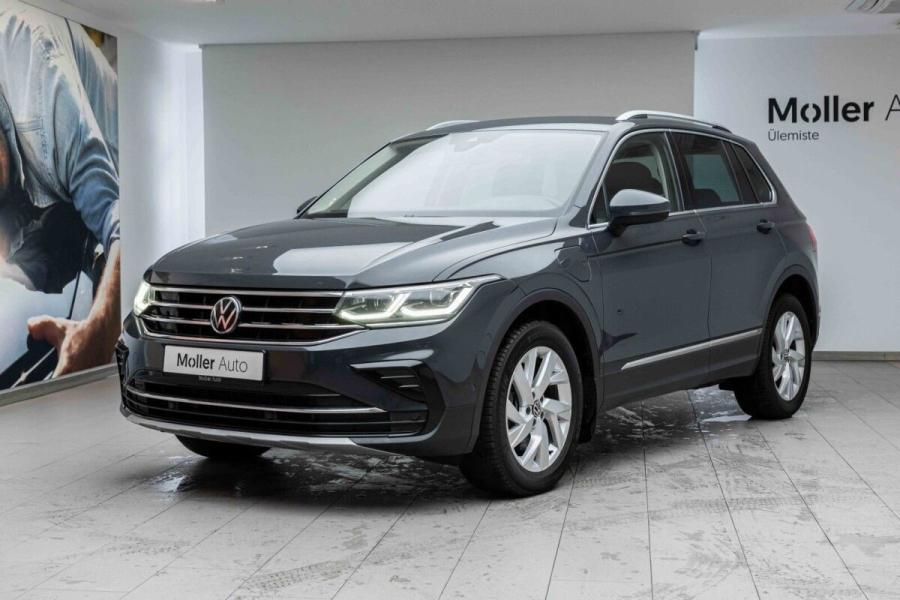 Grey Volkswagen Tiguan 2022 in Peetri, with an engine capacity of 1.40 L and mileage of 133 thousand km for 29250 €, photo 1 on AUTOMOTO.COM.LV