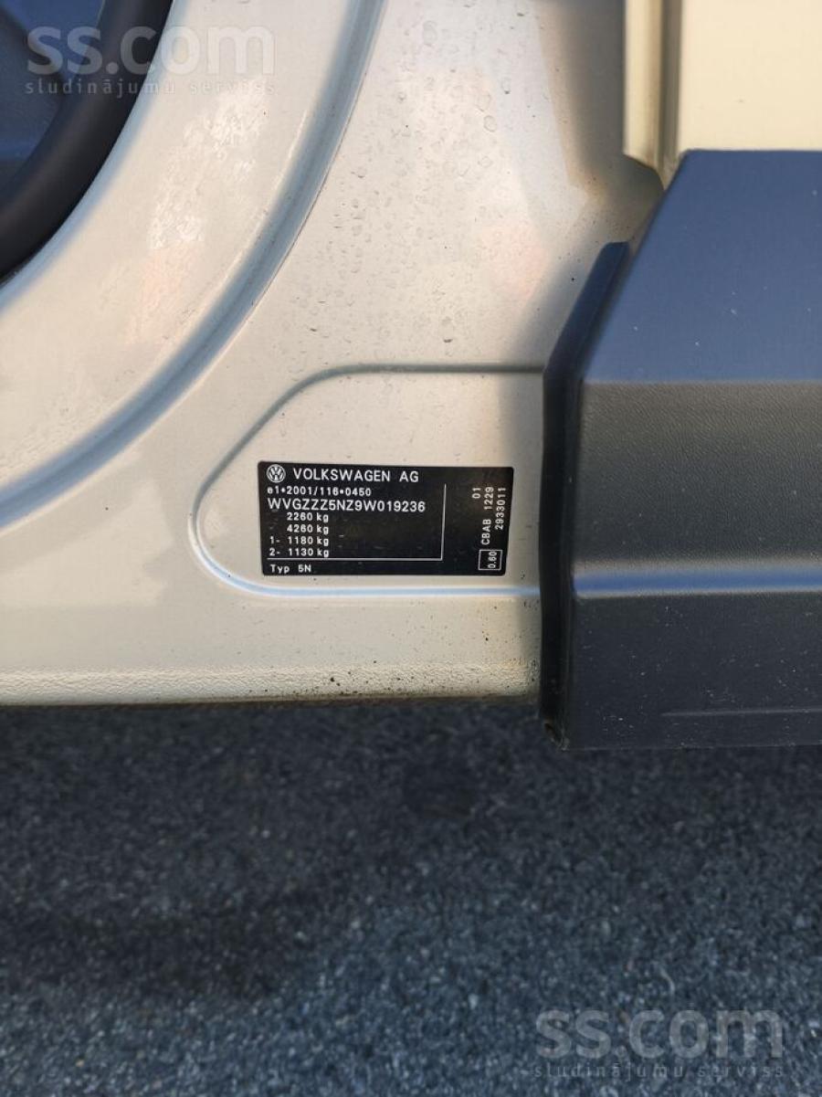 Pelēks Volkswagen Tiguan 2008 Rīga, ar dzinēja tilpumu 2.00 L un nobraukumu 309 tūkst. km par 5300 €, foto 20 vietnē AUTOMOTO.COM.LV