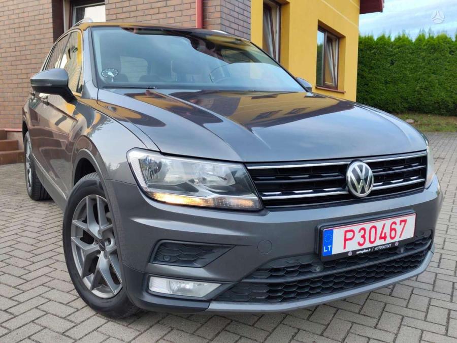 Pelēks Volkswagen Tiguan 2016 Trakai, ar dzinēja tilpumu 2.00 L un nobraukumu 323 tūkst. km par 12490 €, foto 5 vietnē AUTOMOTO.COM.LV