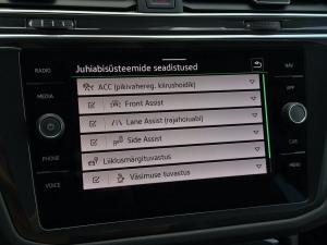Grey Volkswagen Tiguan 2023 in Parnu, with an engine capacity of 1.50 L and mileage of 54 thousand km for 30900 €, photo 15 on AUTOMOTO.COM.LV