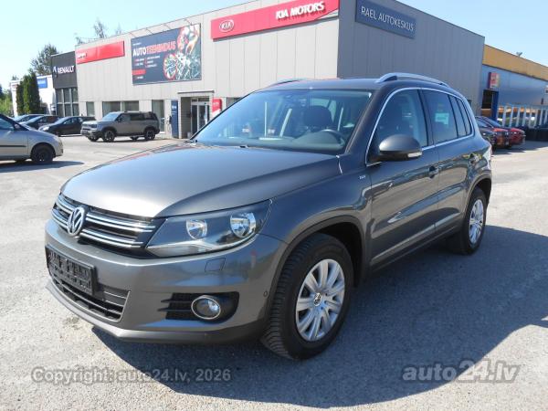 Grey Volkswagen Tiguan 2014 in Viljandi, with an engine capacity of 2.00 L and mileage of 182 thousand km for 10480 €, photo 1 on AUTOMOTO.COM.LV