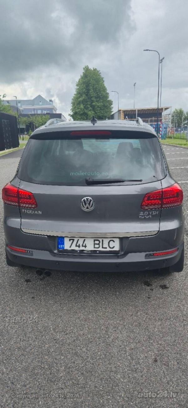 Grey Volkswagen Tiguan 2014 in Tallinn, with an engine capacity of 2.00 L and mileage of 156 thousand km for 11000 €, photo 6 on AUTOMOTO.COM.LV