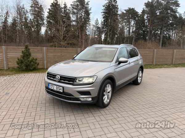 Grey Volkswagen Tiguan 2016 in Tallinn, with an engine capacity of 2.00 L and mileage of 109 thousand km for 17900 €, photo 1 on AUTOMOTO.COM.LV