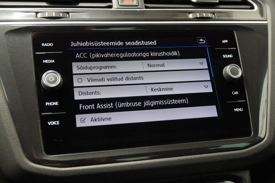 Серый Фольксваген Тигуан 2019 в Таллин, объемом двигателя 2.00 л и пробегом 97 тыс. км за 18900 €, фото 15 на AUTOMOTO.COM.LV