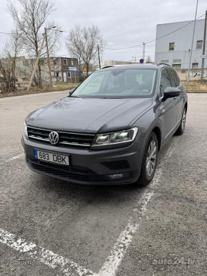 Grey Volkswagen Tiguan 2019 in Tallinn, with an engine capacity of 2.00 L and mileage of 90 thousand km for 21500 €, photo  on AUTOMOTO.COM.LV