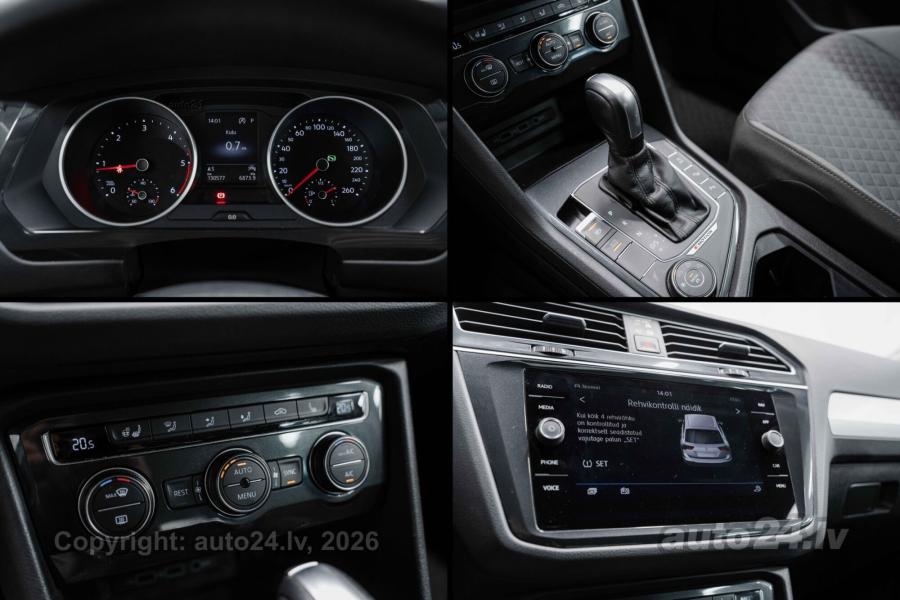 Grey Volkswagen Tiguan 2020 in Tallinn, with an engine capacity of 2.00 L and mileage of 131 thousand km for 21500 €, photo 14 on AUTOMOTO.COM.LV