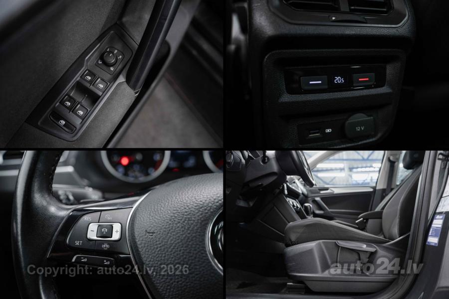 Grey Volkswagen Tiguan 2020 in Tallinn, with an engine capacity of 2.00 L and mileage of 131 thousand km for 21500 €, photo 15 on AUTOMOTO.COM.LV
