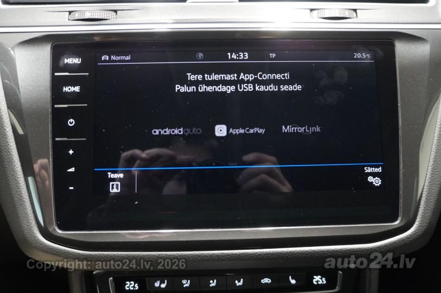 Pelēks Volkswagen Tiguan 2020 Tallina, ar dzinēja tilpumu 2.00 L un nobraukumu 131 tūkst. km par 27900 €, foto 22 vietnē AUTOMOTO.COM.LV