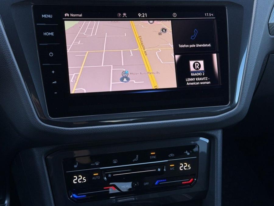 Grey Volkswagen Tiguan 2020 in Parnu, with an engine capacity of 2.00 L and mileage of 135 thousand km for 29900 €, photo 11 on AUTOMOTO.COM.LV