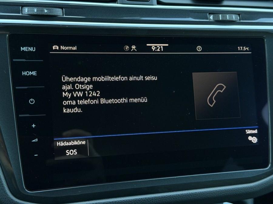 Grey Volkswagen Tiguan 2020 in Parnu, with an engine capacity of 2.00 L and mileage of 135 thousand km for 29900 €, photo 17 on AUTOMOTO.COM.LV