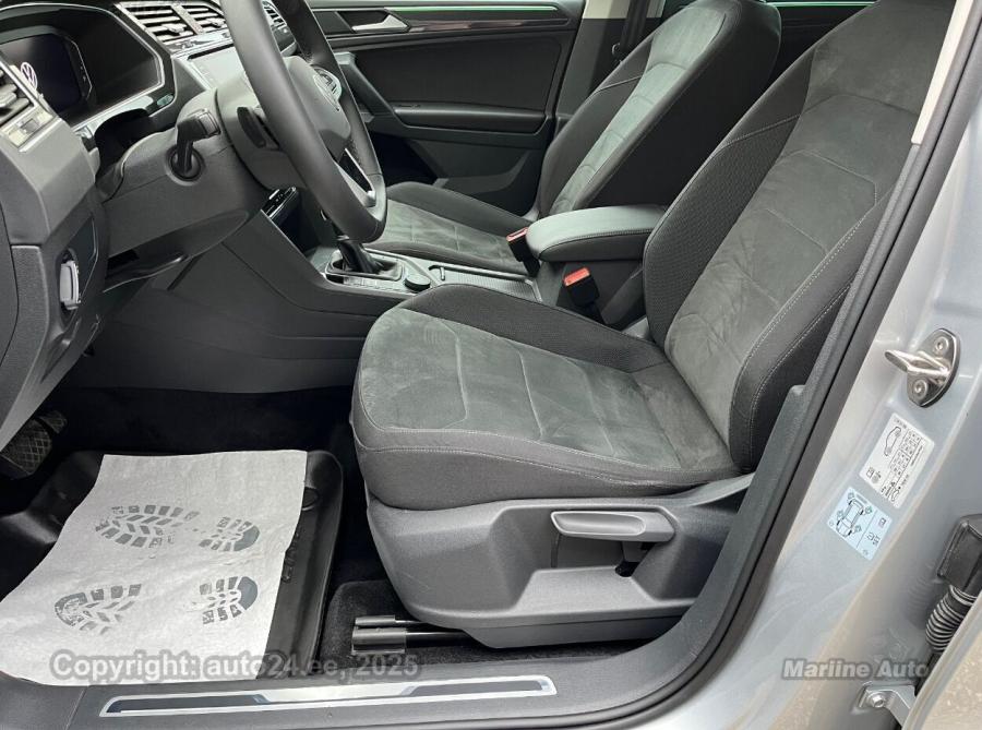 Grey Volkswagen Tiguan 2021 in Tartu, with an engine capacity of 2.00 L and mileage of 103 thousand km for 26900 €, photo 6 on AUTOMOTO.COM.LV