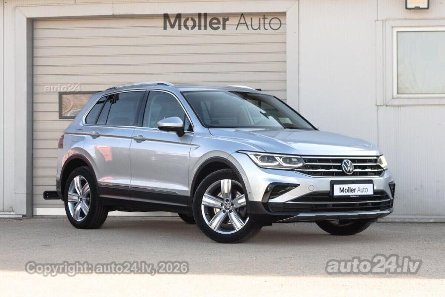 Grey Volkswagen Tiguan 2021 in Jelgava, with an engine capacity of 1.40 L and mileage of 132 thousand km for 28234 €, photo 1 on AUTOMOTO.COM.LV