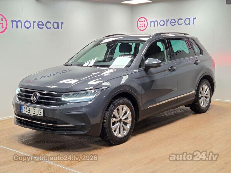 Grey Volkswagen Tiguan 2022 in Tallinn, with an engine capacity of 1.50 L and mileage of 93 thousand km for 21900 €, photo 1 on AUTOMOTO.COM.LV