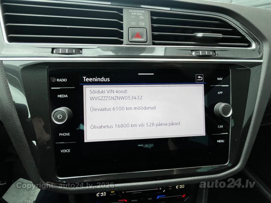 Pelēks Volkswagen Tiguan 2022 Tallina, ar dzinēja tilpumu 2.00 L un nobraukumu 148 tūkst. km par 22900 €, foto 14 vietnē AUTOMOTO.COM.LV