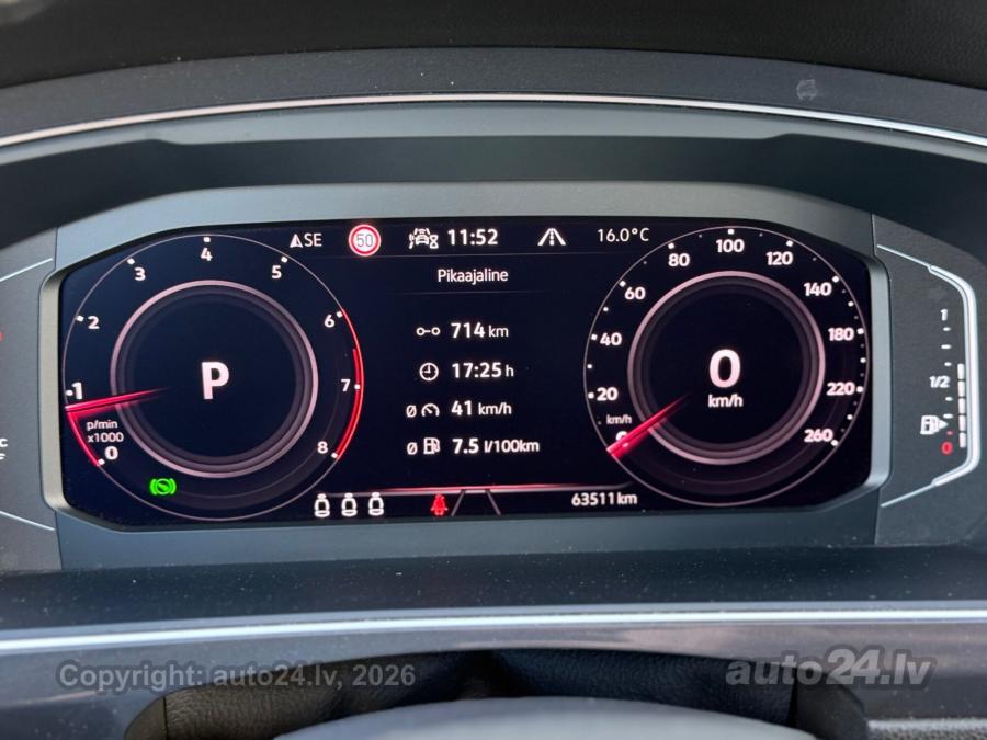Grey Volkswagen Tiguan 2023 in Tartu, with an engine capacity of 2.00 L and mileage of 64 thousand km for 31990 €, photo 15 on AUTOMOTO.COM.LV