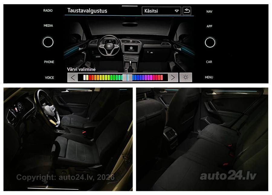 Grey Volkswagen Tiguan 2023 in Tallinn, with an engine capacity of 1.40 L and mileage of 73 thousand km for 26500 €, photo 22 on AUTOMOTO.COM.LV
