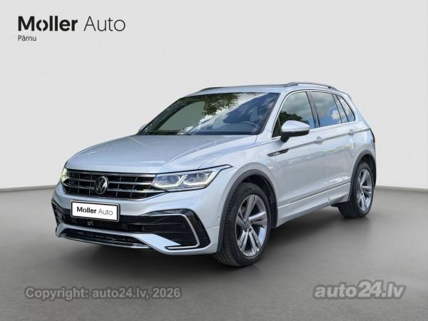 Grey Volkswagen Tiguan 2023 in Parnu, with an engine capacity of 1.50 L and mileage of 54 thousand km for 30900 €, photo 1 on AUTOMOTO.COM.LV