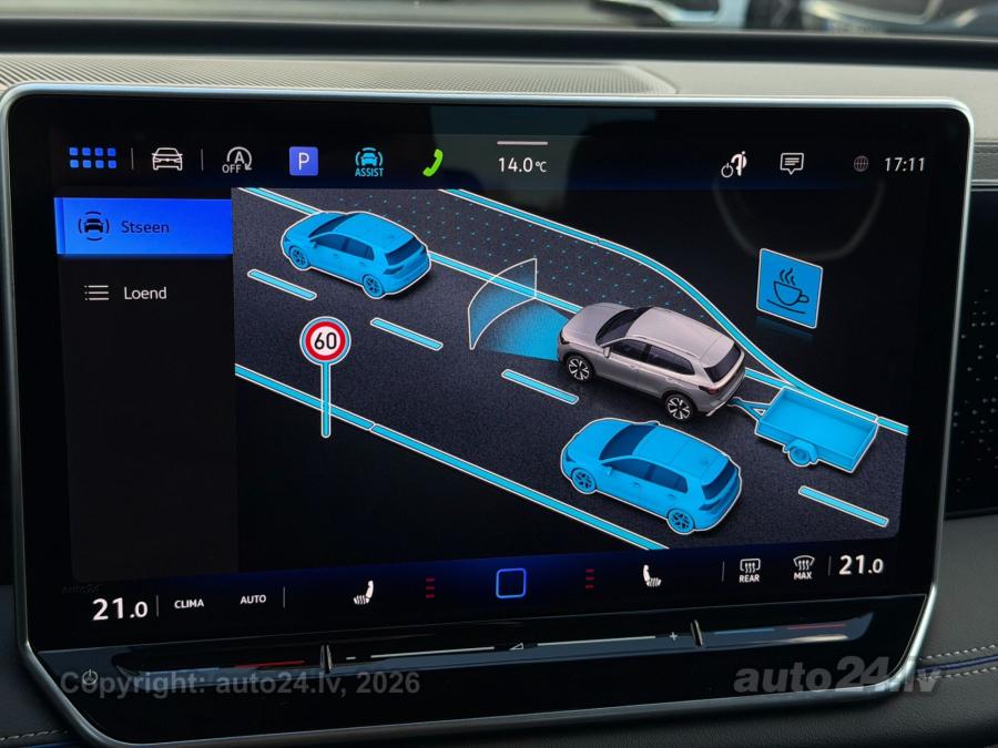 Pelēks Volkswagen Tiguan 2024 Pērnava, ar dzinēja tilpumu 2.00 L un nobraukumu 35 tūkst. km par 48500 €, foto 14 vietnē AUTOMOTO.COM.LV
