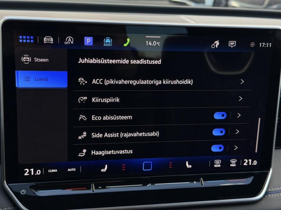 Pelēks Volkswagen Tiguan 2024 Pērnava, ar dzinēja tilpumu 2.00 L un nobraukumu 35 tūkst. km par 45450 €, foto 13 vietnē AUTOMOTO.COM.LV