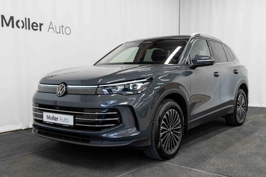 Grey Volkswagen Tiguan 2024 in Tallinn, with an engine capacity of 2.00 L and mileage of 23 thousand km for 38900 €, photo 1 on AUTOMOTO.COM.LV
