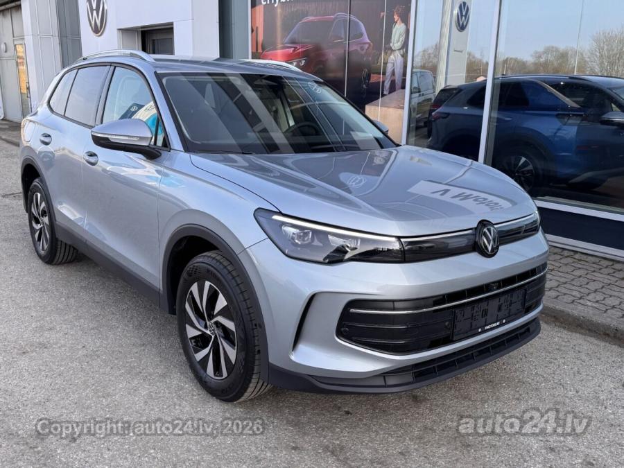 Pelēks Volkswagen Tiguan 2026 Viljandi, ar dzinēja tilpumu 1.50 L un nobraukumu 1 tūkst. km par 42826 €, foto 1 vietnē AUTOMOTO.COM.LV