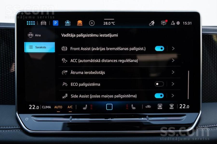 Volkswagen Tiguan 2024 Rīga, ar dzinēja tilpumu 1.50 L un nobraukumu 31 tūkst. km par 32950 €, foto 19 vietnē AUTOMOTO.COM.LV