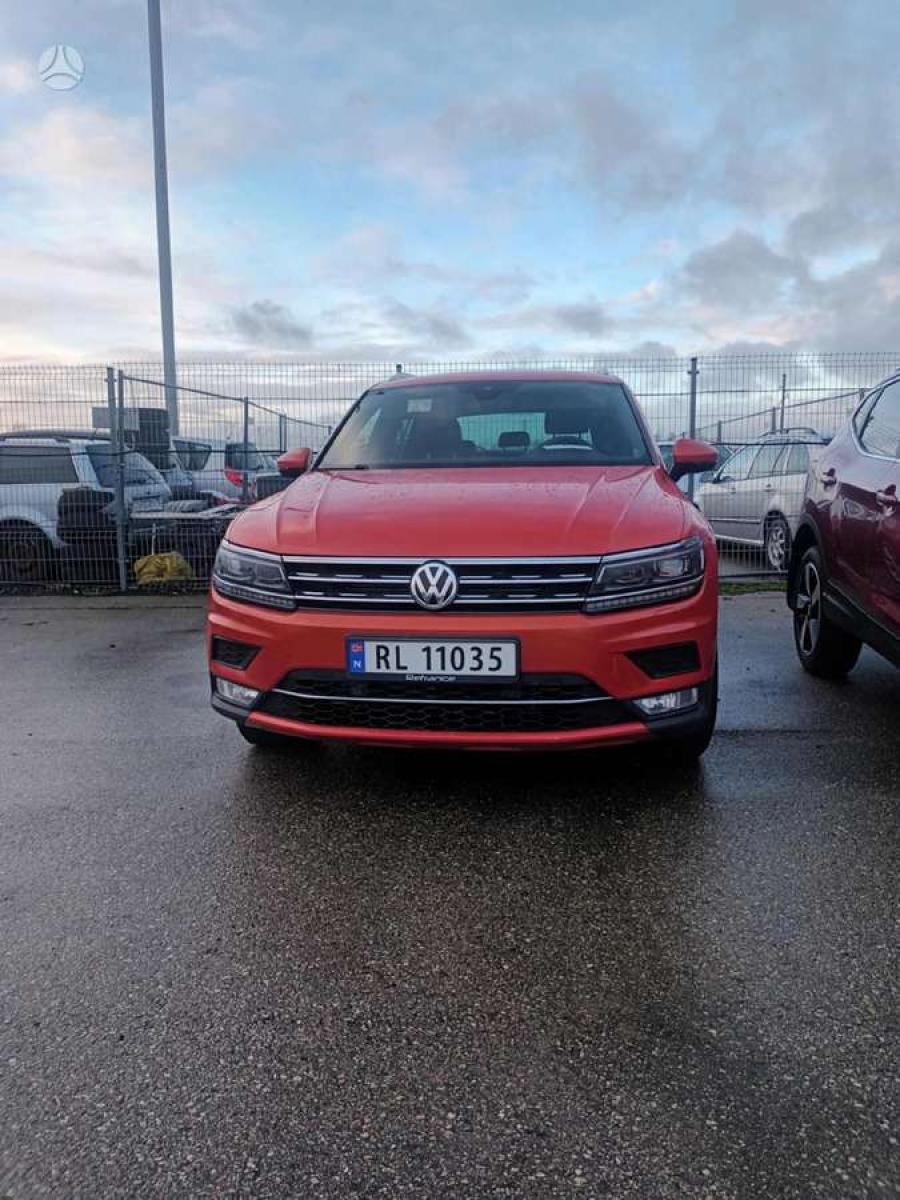 Oranžs Volkswagen Tiguan 2016 Marijampole, ar dzinēja tilpumu 1.98 L un nobraukumu 205 tūkst. km par 15125 €, foto 1 vietnē AUTOMOTO.COM.LV