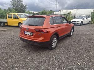 Orange Volkswagen Tiguan 2017 in Riga, with an engine capacity of 1.40 L and mileage of 146 thousand km for 18990 €, photo 6 on AUTOMOTO.COM.LV