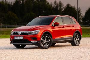 Orange Volkswagen Tiguan 2017 in Riga, with an engine capacity of 2.00 L and mileage of 180 thousand km for 19900 €, photo 4 on AUTOMOTO.COM.LV